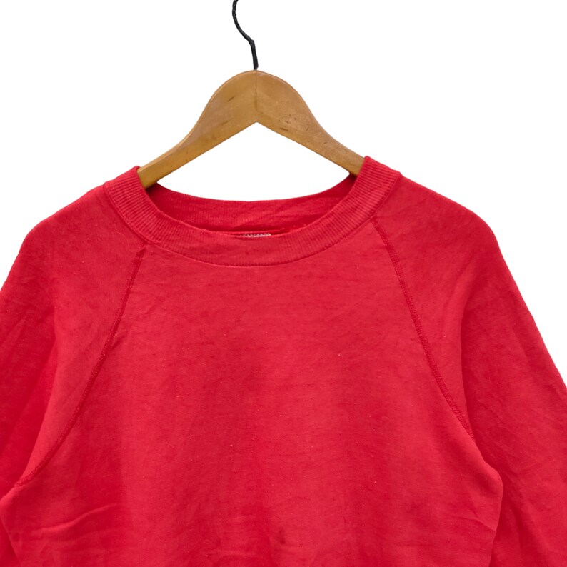 90s Bassett Walker Blank Raglan Sweatshirt Vintage BW Plain Sweater ...