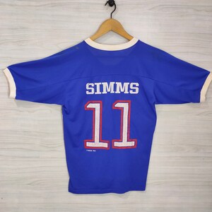 Vtg 1980s Phil Simms New York Giants Medium Vintage Artex NFL Football ...