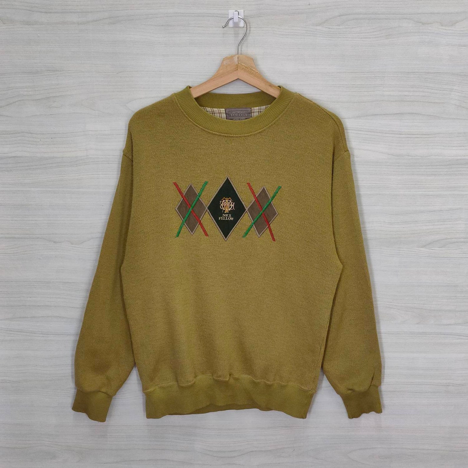 Polosa Sport Sweatshirt Vintage Polosa Crewneck Jumper Embroidery Size ...
