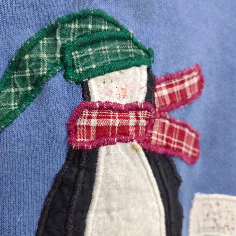 Penguin Winter Holiday Sweater Vintage Cute Penguins Sweatshirt ...