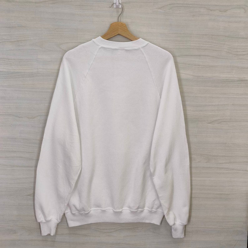 Peace on Earth Crewneck Vintage Sweatshirt White Jumper Pullover Womens Size XL - Etsy