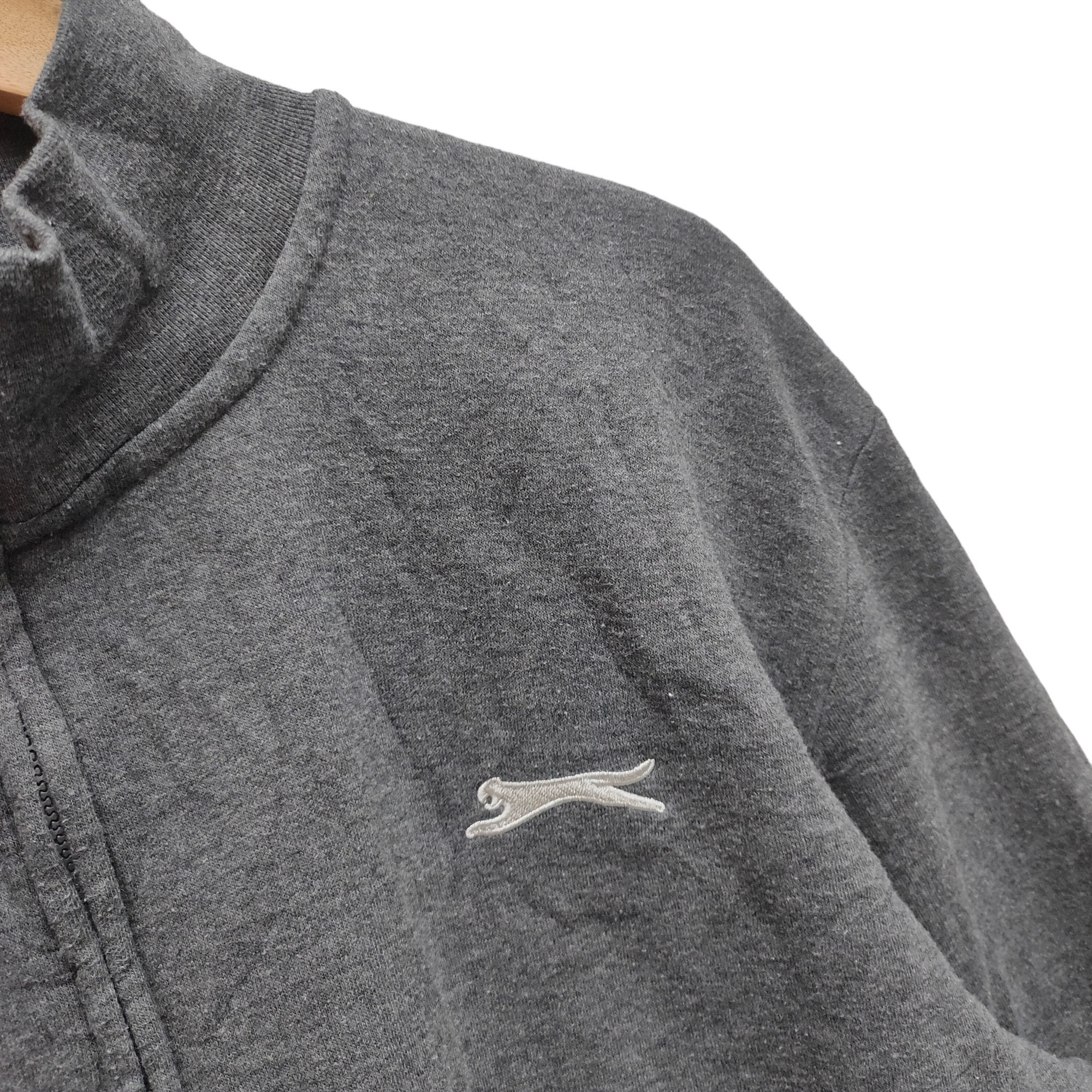 Slazenger Quarter Zip Sweater Large Vintage Slazenger Sweatshirt ...