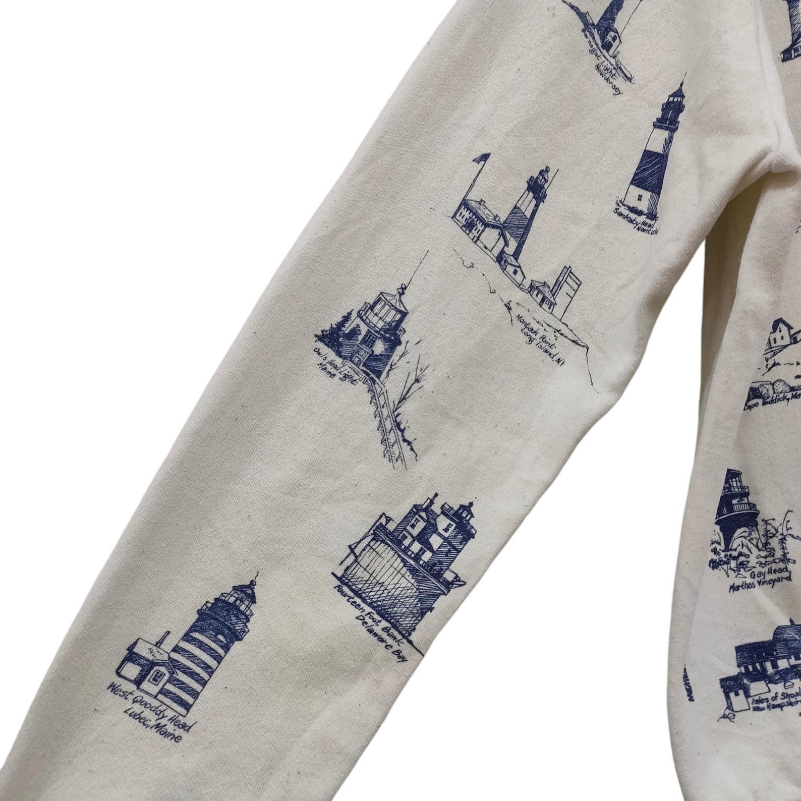 80s Michigan Lighthouses Sweatshirt Vintage Cape Cod Sweater Jumper ...