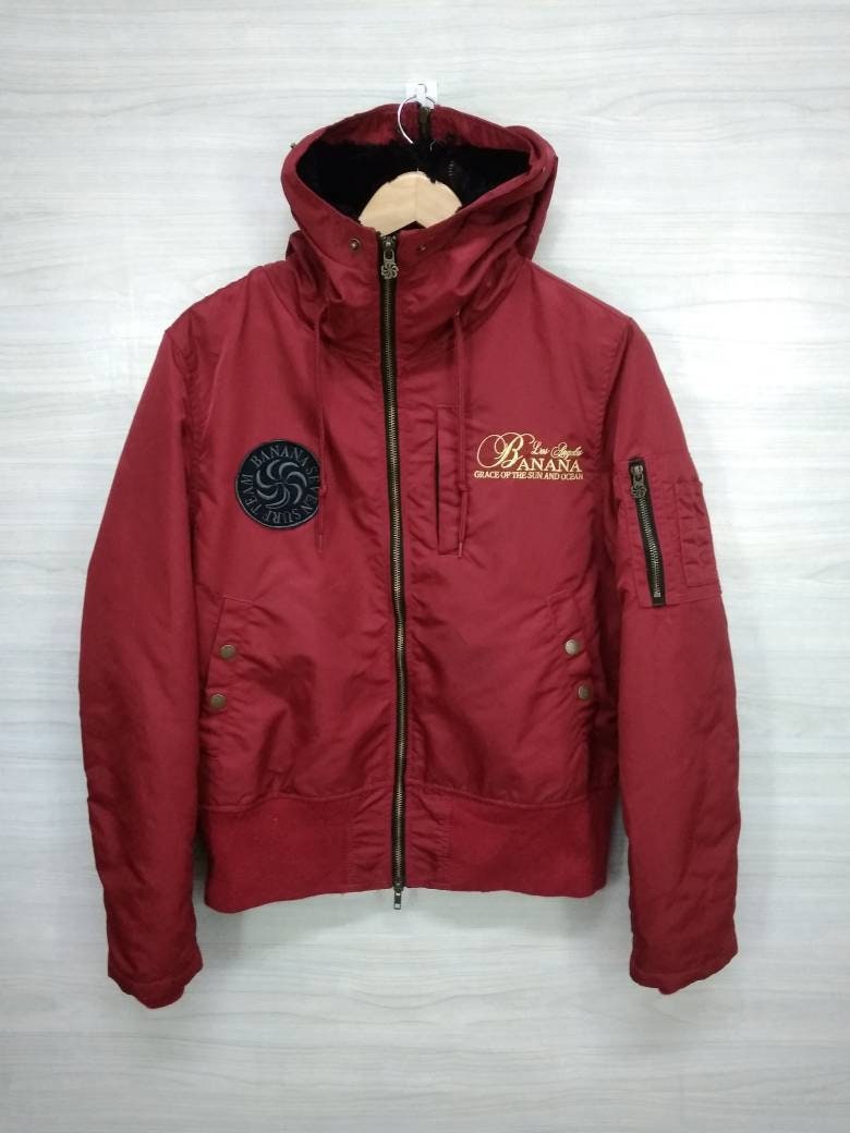 BANANA SEVEN Jacket Vintage 90s Banana Seven Surf Team BANANA SEVEN Jacket Vintage 90s Banana Seven Surf Team