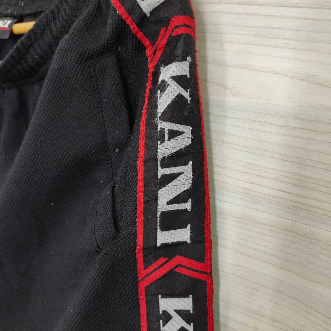 KARL KANI Nylon Track Pants Large Vintage 1990s Karl Kani Black Nylon ...