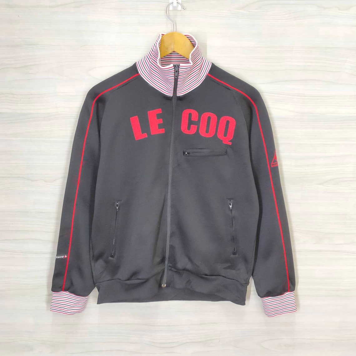 Le Coq Sportif Track Top Vintage Le Coq Training Jogger Le Coq - Etsy