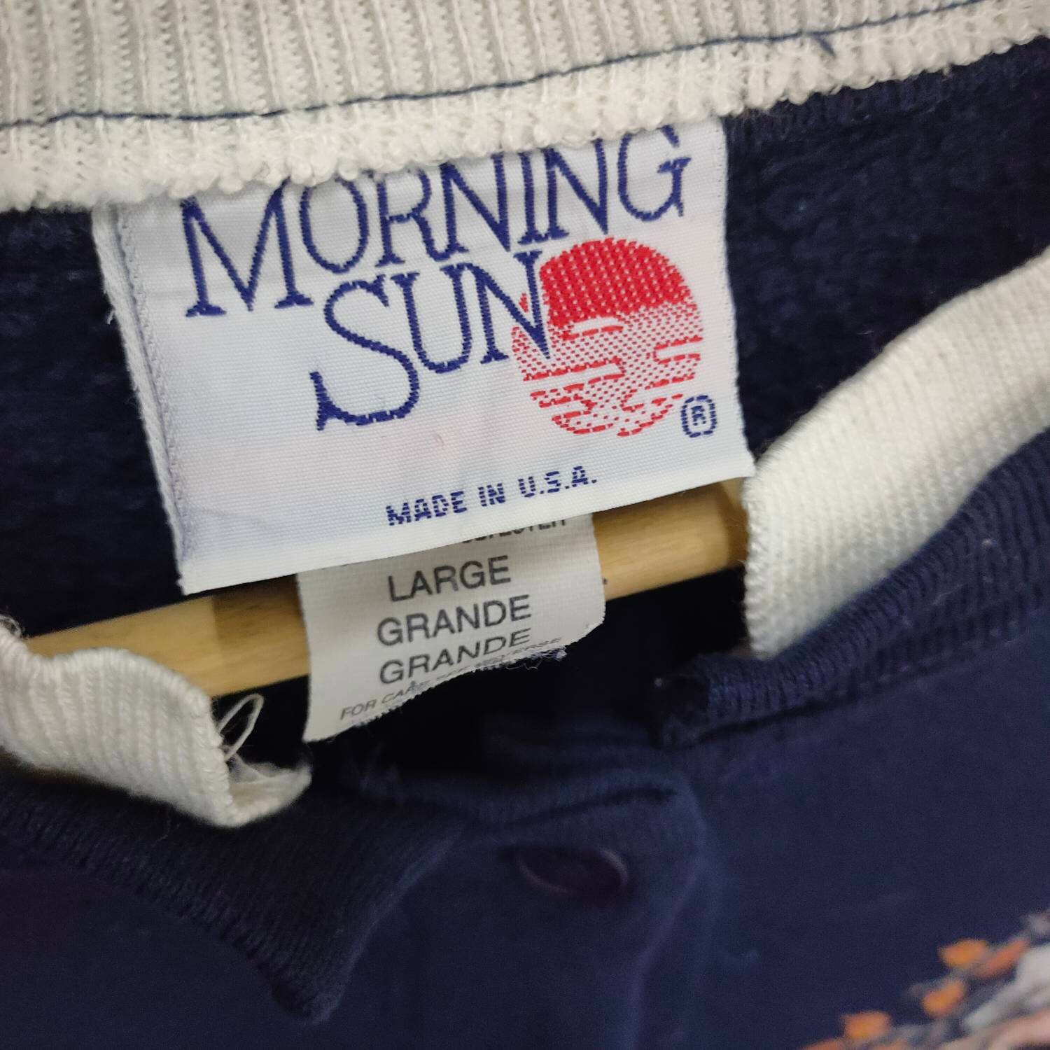 90s Morning Sun Sweatshirt Animal Print Large Vintage Sweater - Etsy