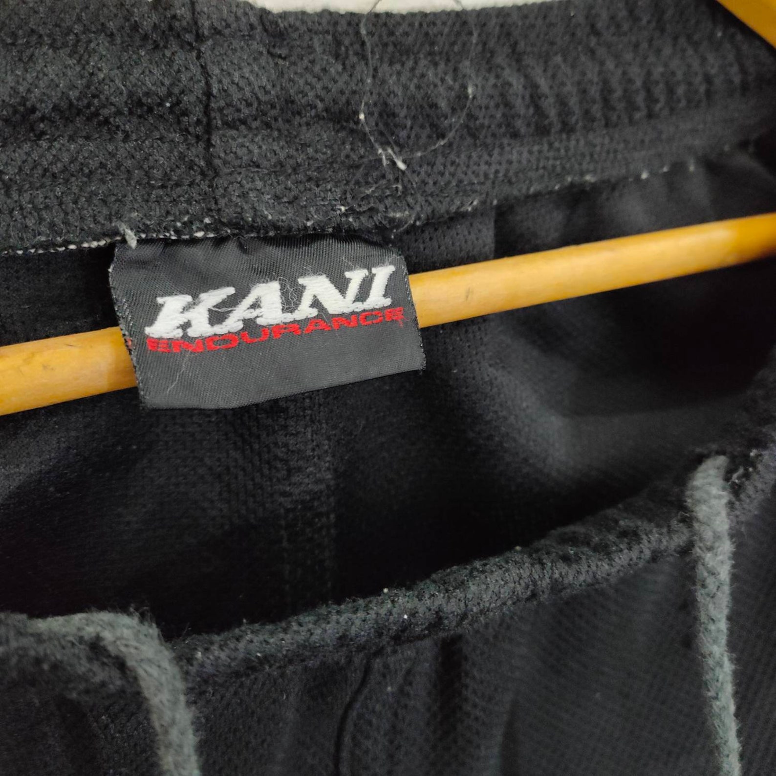 KARL KANI Nylon Track Pants Large Vintage 1990s Karl Kani Black Nylon ...
