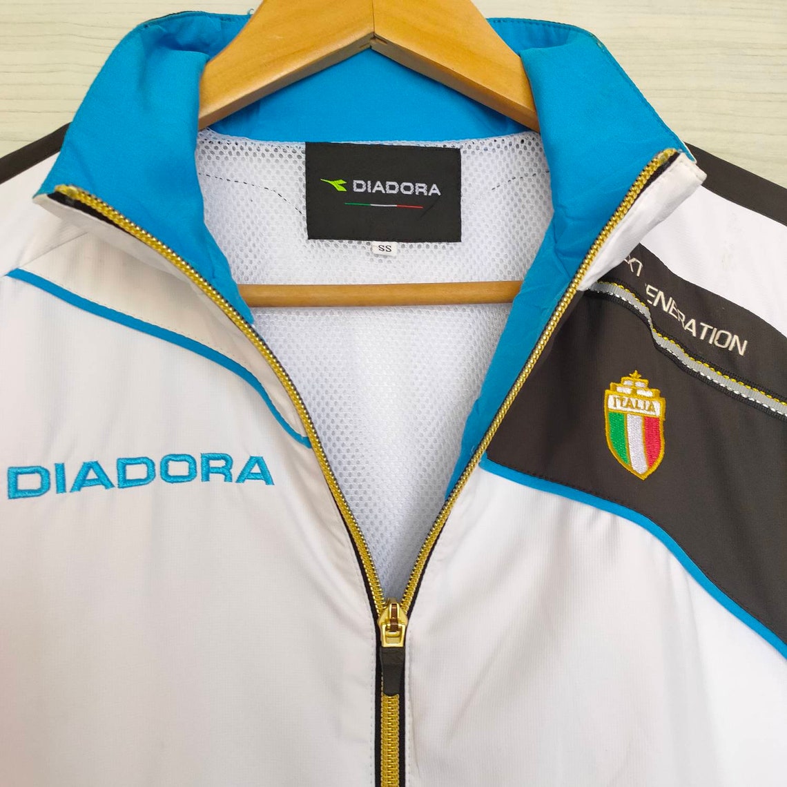 DIADORA Jacket Vintage 1990s Diadora Training Sportswear Colorblock ...