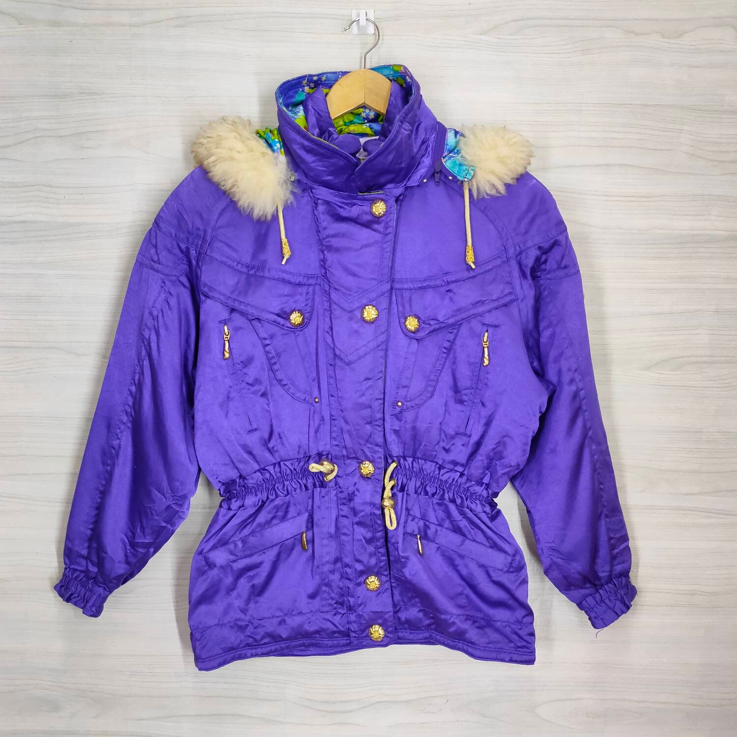 ETIREL Snow Jacket Vintage 90s Etirel Ski Jacket Purple Snowboarding ...