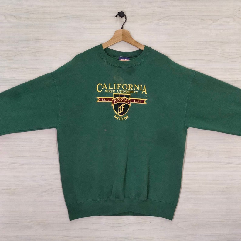 Vtg 90s California State University Fresno Sweatshirt Vintage Jansport ...