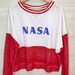 NASA Crop Top Long Sleeve Shirt Womens Size XXL - Etsy