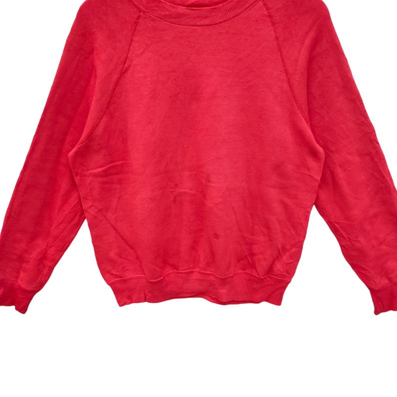 90s Bassett Walker Blank Raglan Sweatshirt Vintage BW Plain Sweater ...