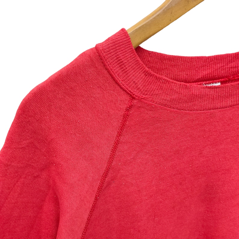 90s Bassett Walker Blank Raglan Sweatshirt Vintage BW Plain Sweater ...