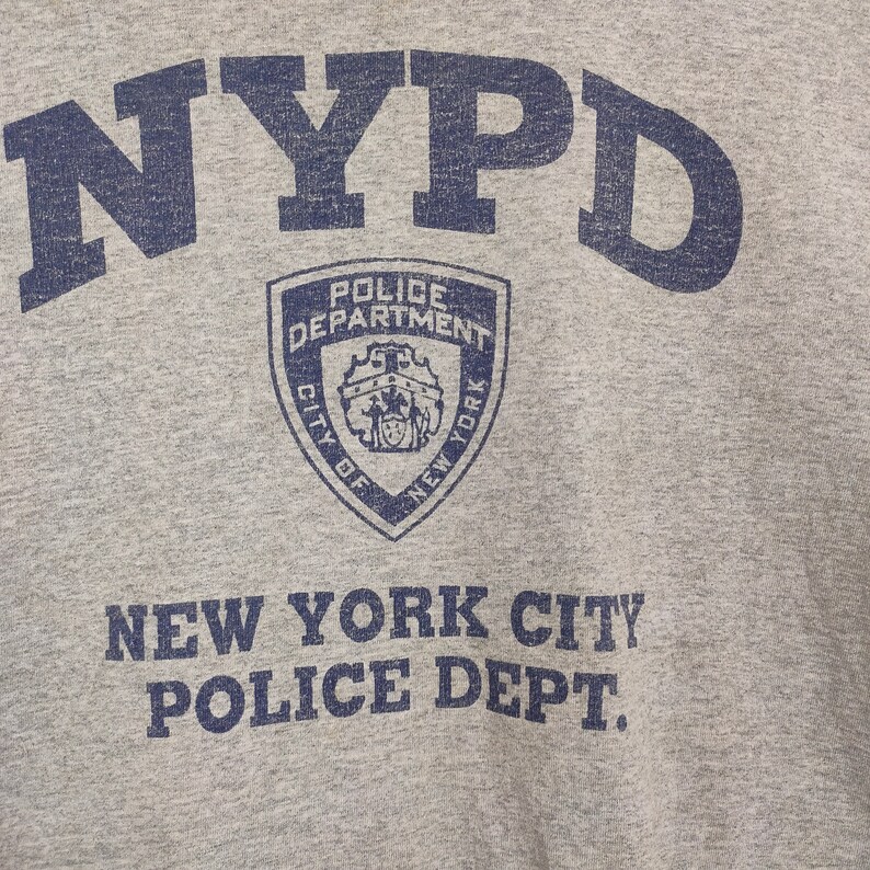 90s New York City Police Department Tee Medium Vintage Delta Tshirt ...