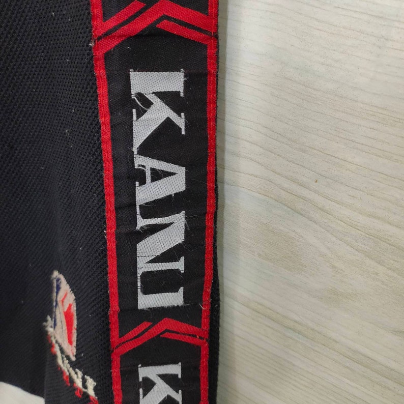 KARL KANI Nylon Track Pants Large Vintage 1990s Karl Kani Black Nylon ...