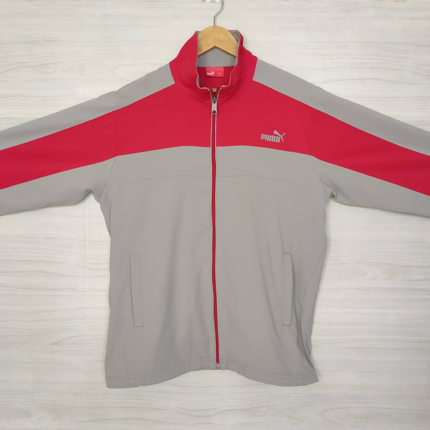 PUMA Jacket Vintage 1990s Puma Windbreaker Sportswear Colorblock Puma ...