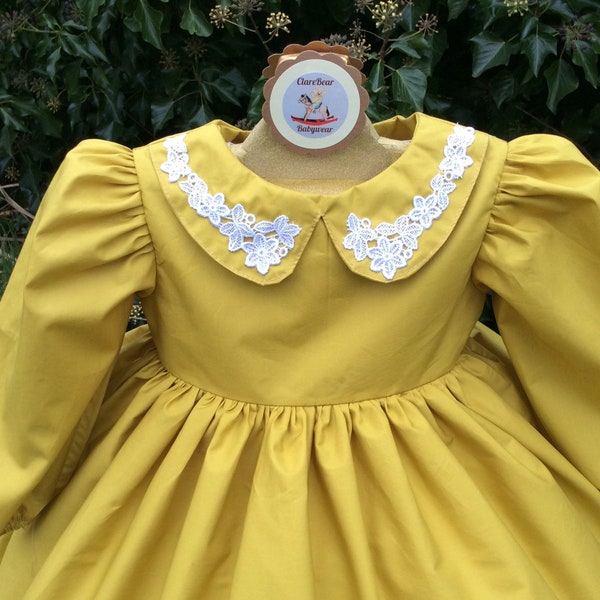 Girls Applique Dress - Etsy