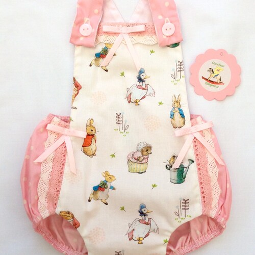 Peter Rabbit & Friends Baby Romper 0 to 3-4y New Vintage - Etsy