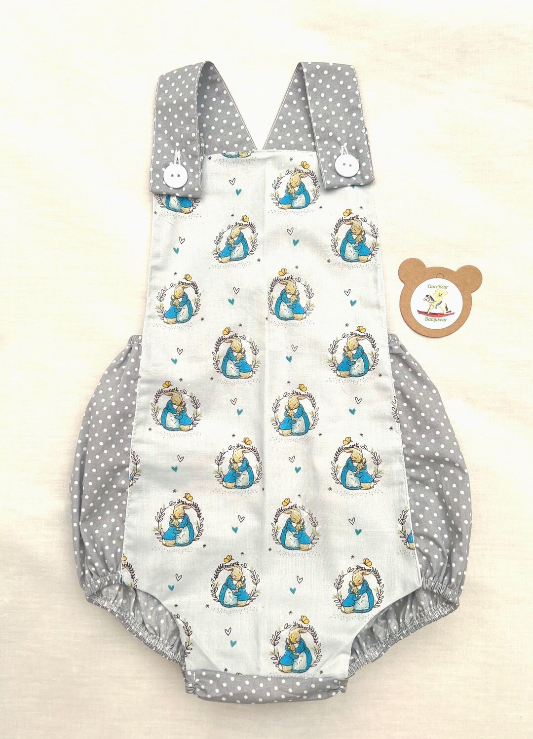 Peter Rabbit & Friends Baby Romper 0 to 3-4y New Vintage Clothing ...