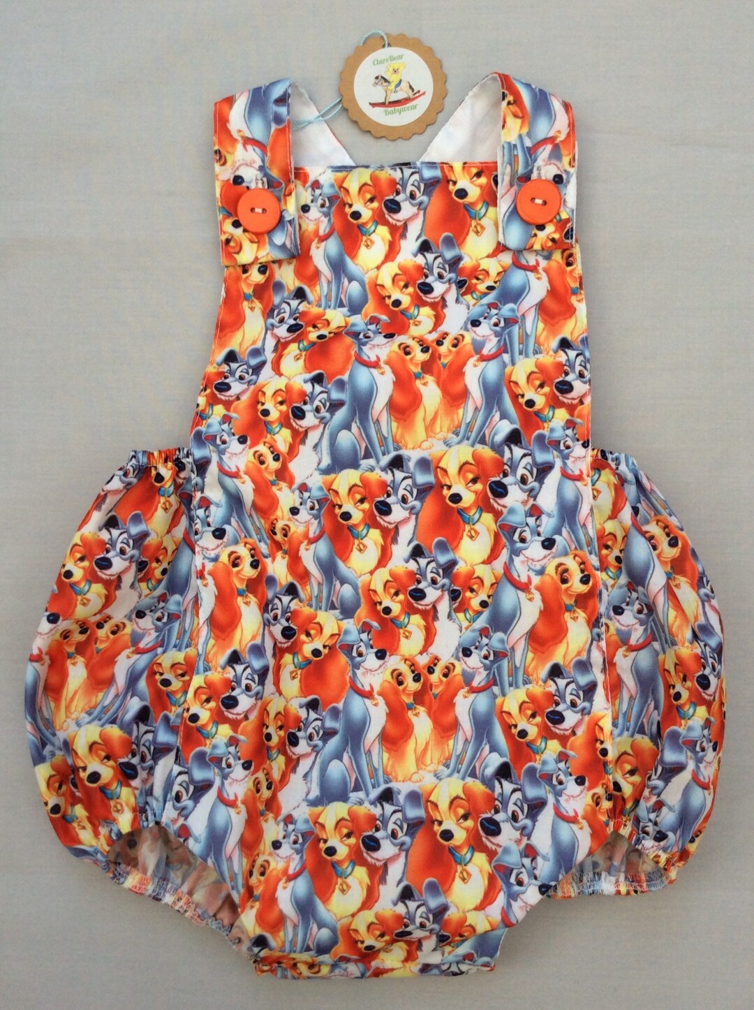 Dogs Character Romper 0 to 3-4 Years, New Made to Order Baby Clothing ...