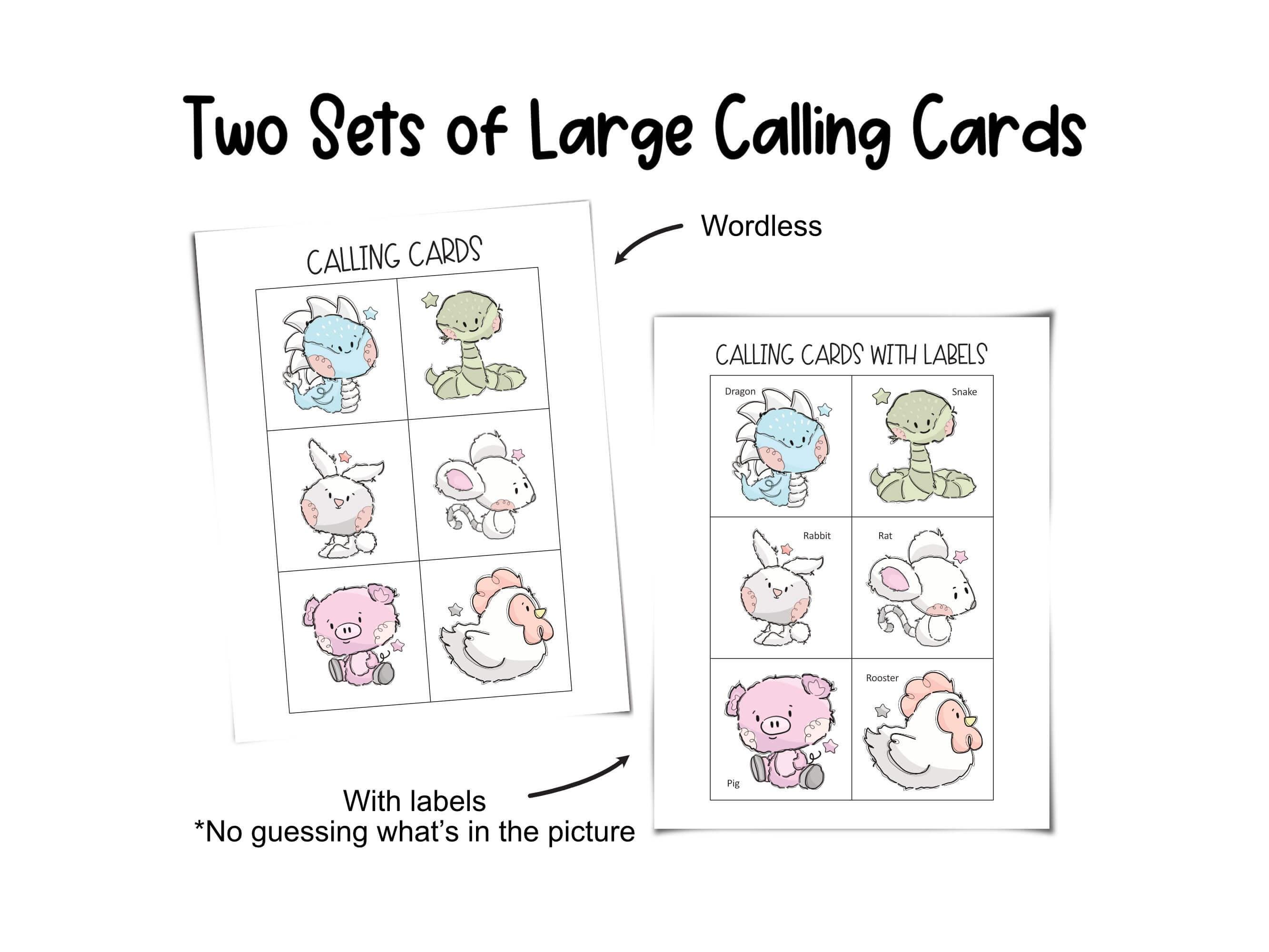 Chinese New Year Bingo Card Game for Parties and Family Gatherings; 30 ...