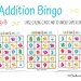 Addition Sums 1-20 Bingo Game (Instant Download) - Etsy