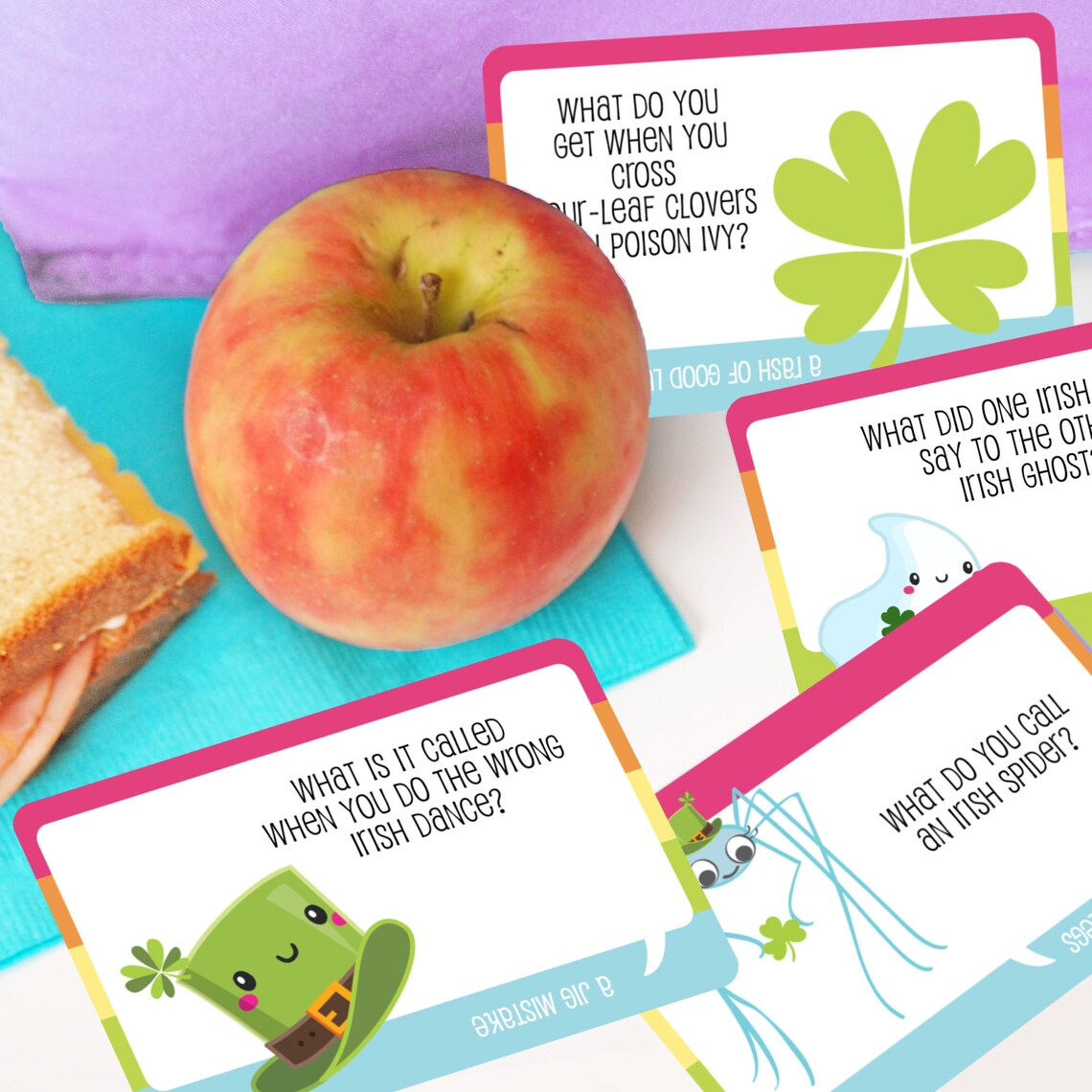 St. Patrick's Day Lunchbox Jokes for Kids - Etsy