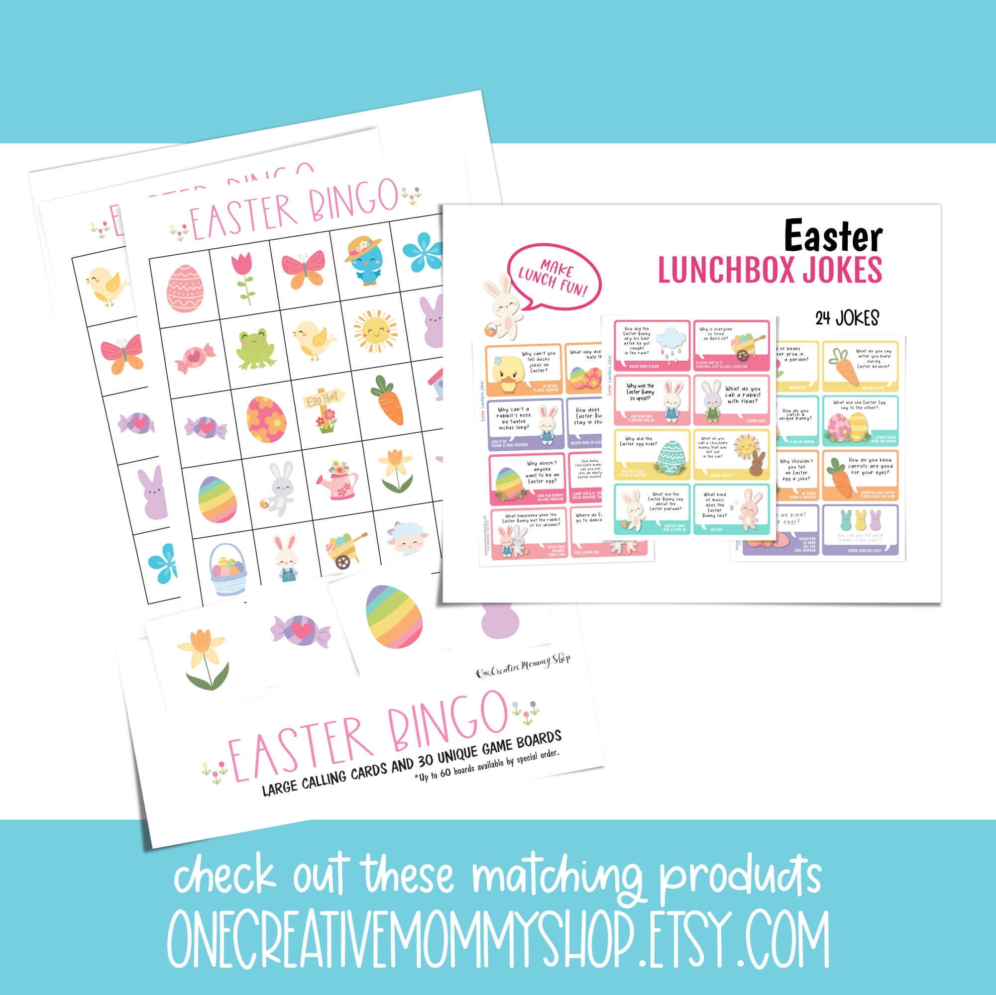 Easter Bingo Game for Kids Easter Party Fun for Large Groups 30 ...