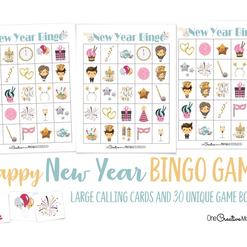 New Year's Eve I Spy Printable New Year's Game New - Etsy