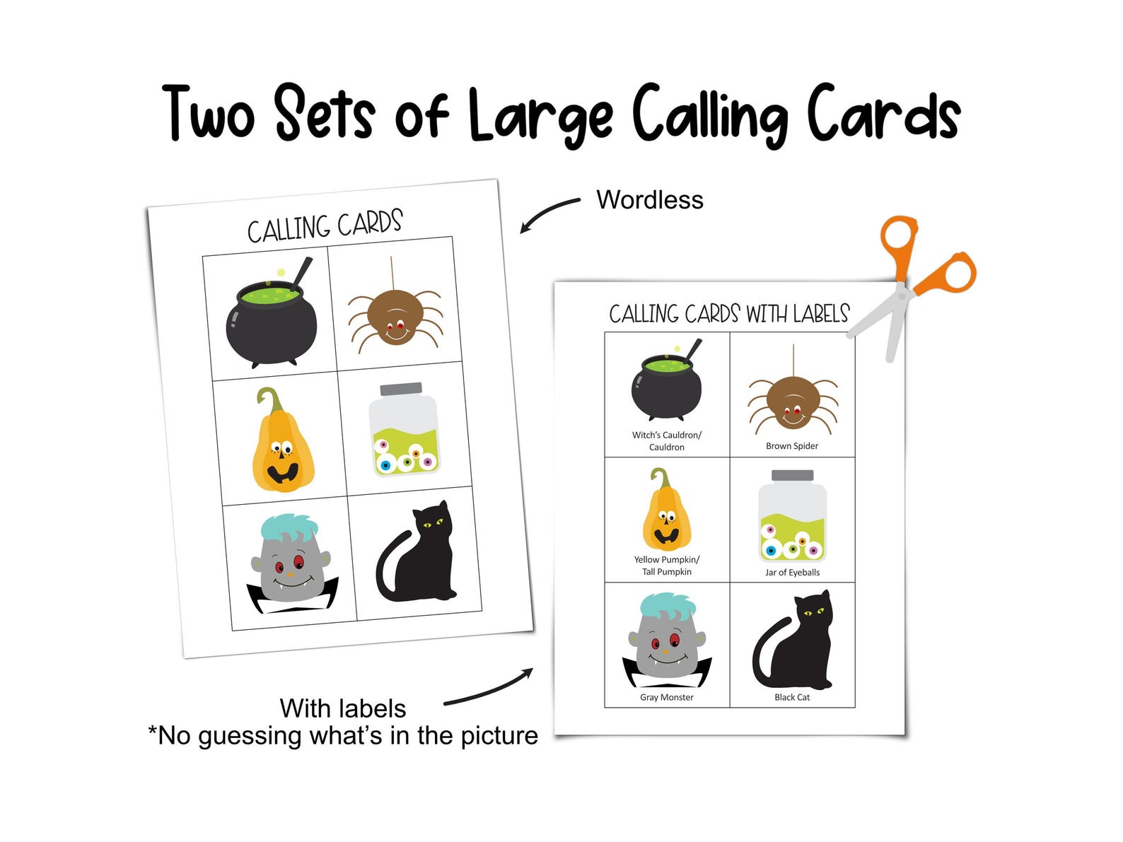 Halloween Bingo Spooky Card Game for Parties and Large Groups, 60 ...