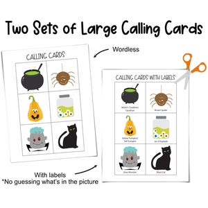 Halloween Bingo Spooky Card Game for Parties and Large Groups, 60 ...