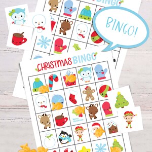 Christmas Bingo Game for Parties and Large Groups 30 Printable Game ...