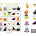 Halloween Bingo Spooky Card Game for Parties and Large Groups; 30 ...