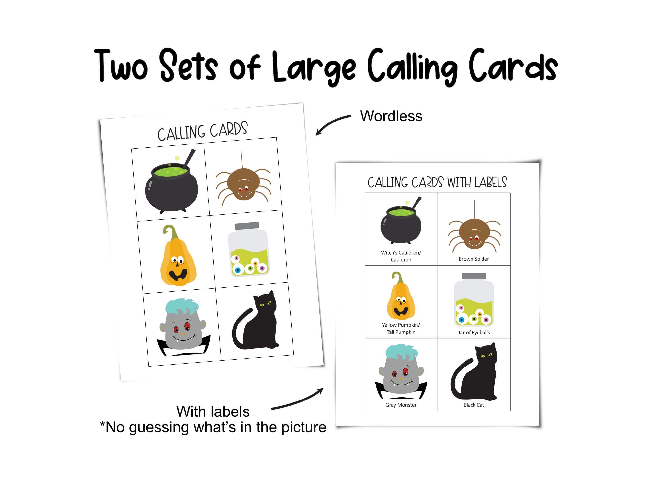Halloween Bingo Spooky Card Game for Parties and Large Groups; 30 ...