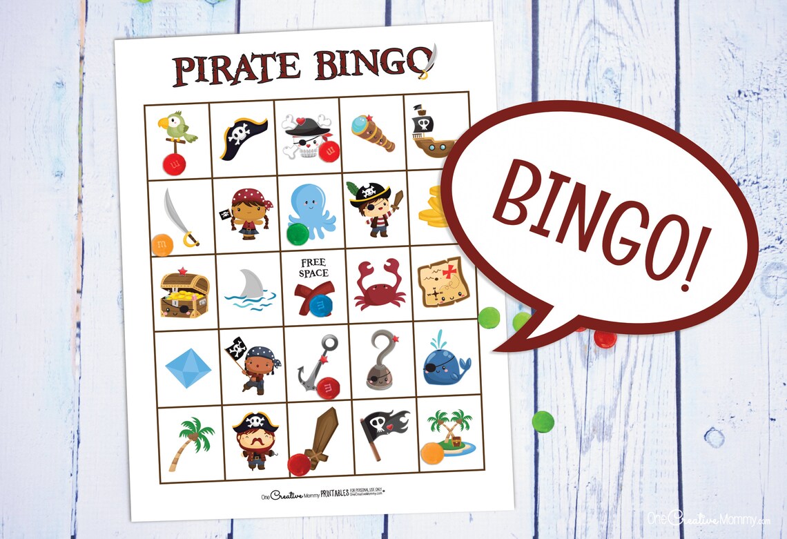 Pirate Bingo - Etsy