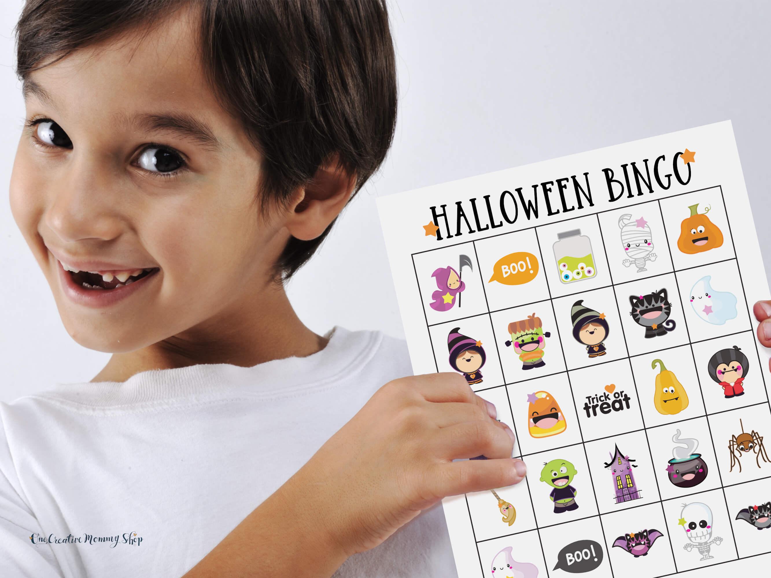 Halloween Bingo 30 Fun Printable Boards for All Ages; Game Boards for ...
