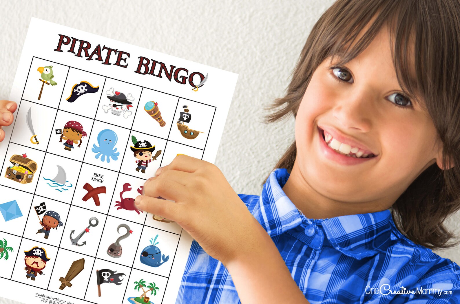 Pirate Bingo Game for Parties; 30 Printable Game Boards; Cute Gift Idea ...