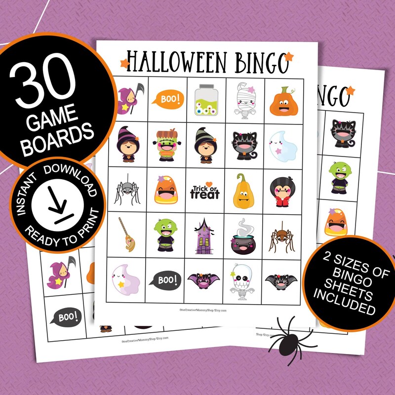 Halloween Bingo - Etsy