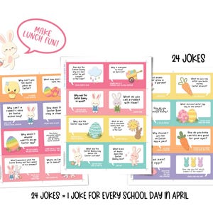 Easter Lunchbox Jokes for Kids; Easter Basket Stuffers; Spring ...