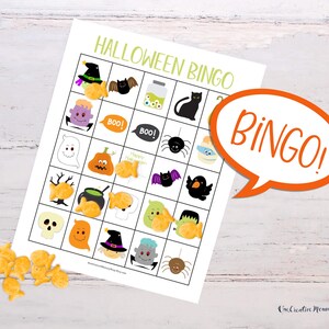 Halloween Bingo Spooky Card Game for Parties and Large Groups; 30 ...