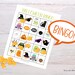 Halloween Bingo Spooky Card Game for Parties and Large Groups; 30 ...