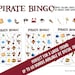 Pirate Bingo Game for Parties; 30 Printable Game Boards; Cute Gift Idea ...