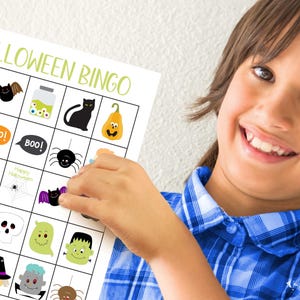 Halloween Bingo Spooky Card Game for Parties and Large Groups, 60 ...