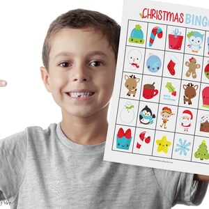 Christmas Bingo Game for Parties and Large Groups; 30 Printable Game ...