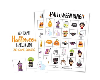 Costume Bingo 30 Cards Halloween Costume Party Games Halloween Drinking ...