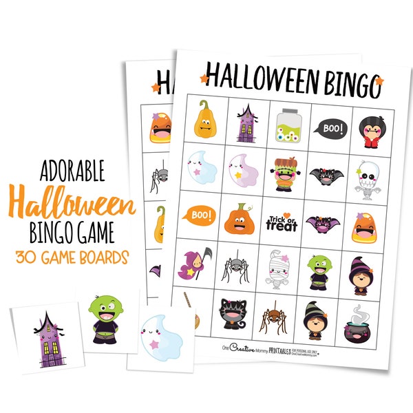 Halloween Bingo - Etsy