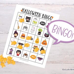 Halloween Bingo 30 Fun Printable Boards for All Ages; Game Boards for ...