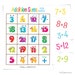Addition Sums 1-20 Bingo Game (Instant Download) - Etsy