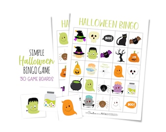 Costume Bingo 30 Cards Halloween Costume Party Games Halloween Drinking ...